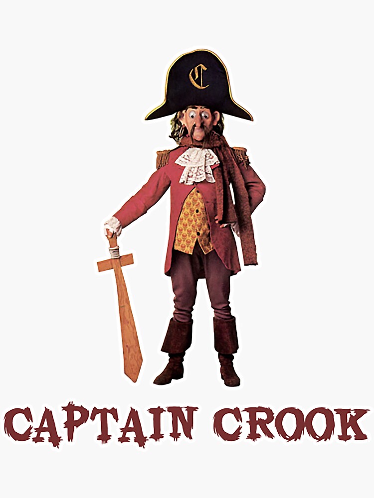 "Captain Crook" Sticker for Sale by missaho609 | Redbubble