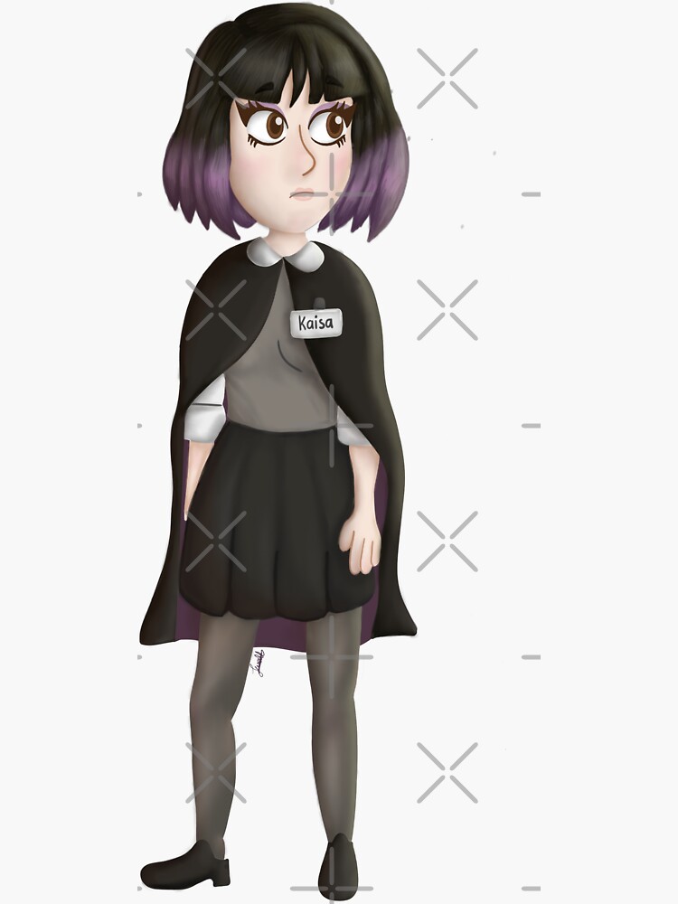 "Kaisa" Sticker by cescas-art | Redbubble