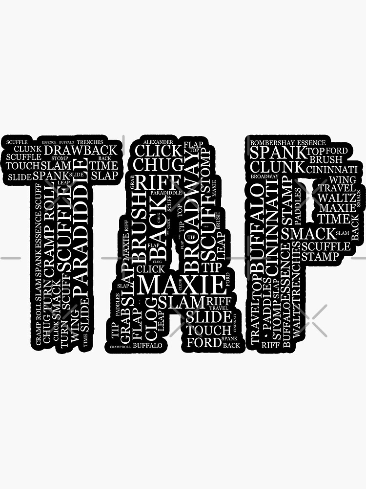 "Funny Tap dancing gift - tap in words | tap dance related gifts, tap ...