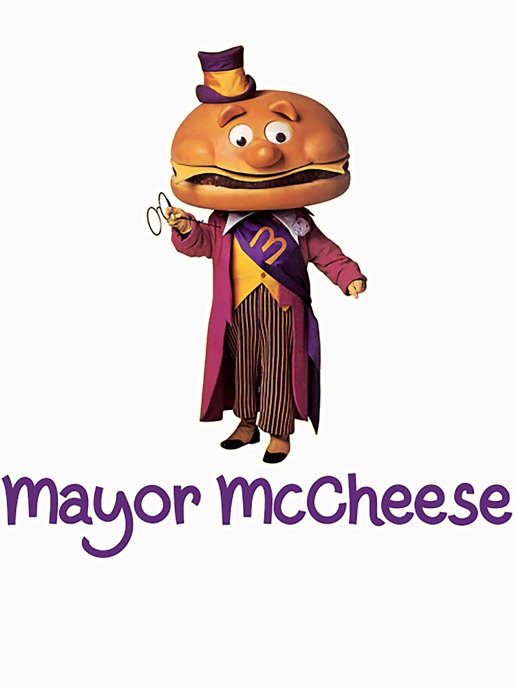 "Mayor McCheese " T-shirt for Sale by ayyo28902 | Redbubble | 1970s t ...