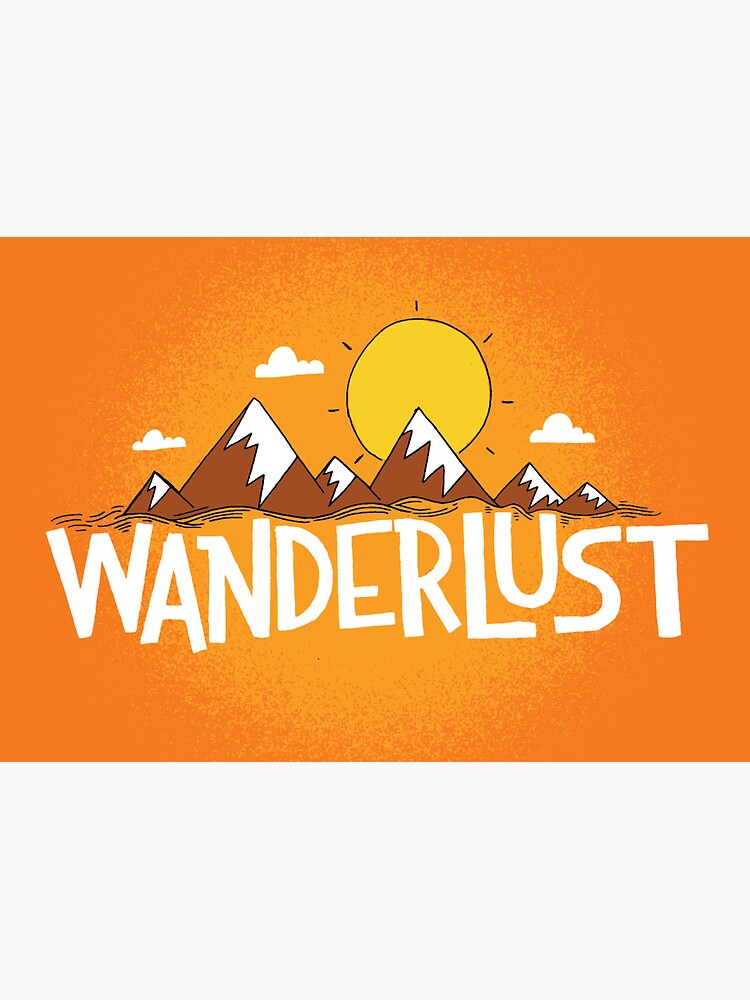 "Wanderlust Theme " Sticker by WanderlustStuff | Redbubble