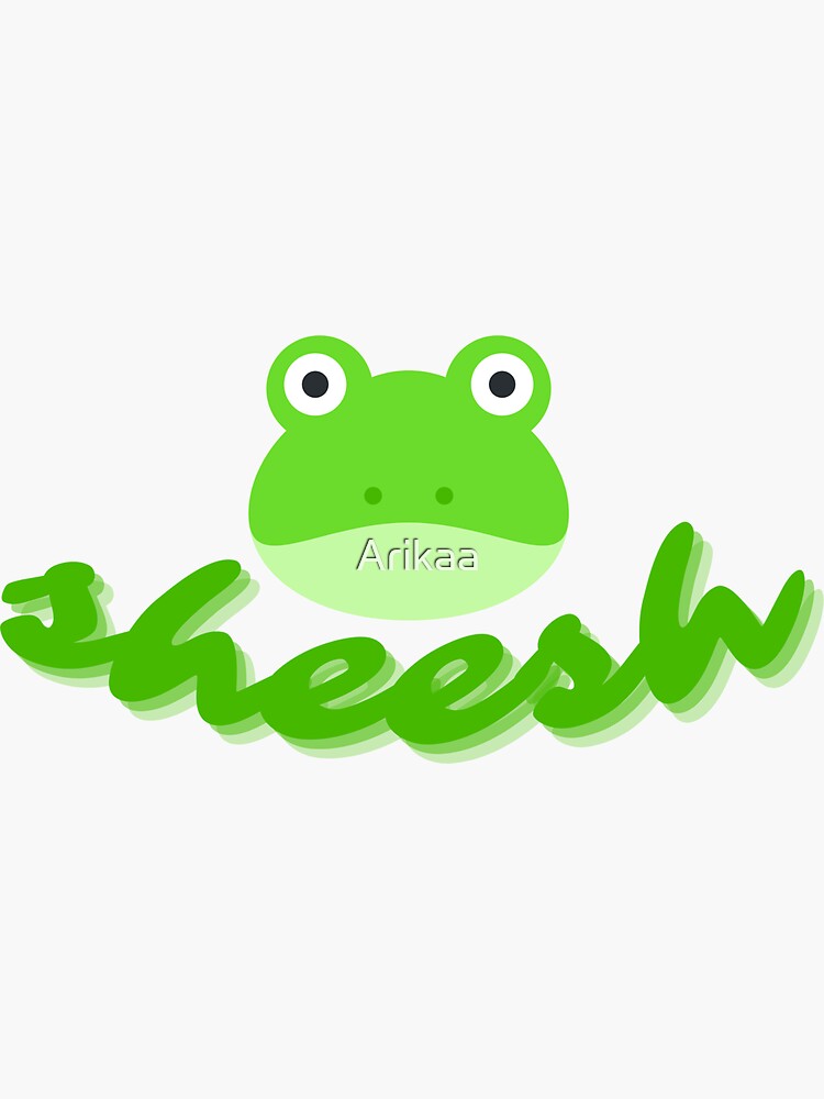 "Sheesh Meme" Sticker by Arikaa | Redbubble