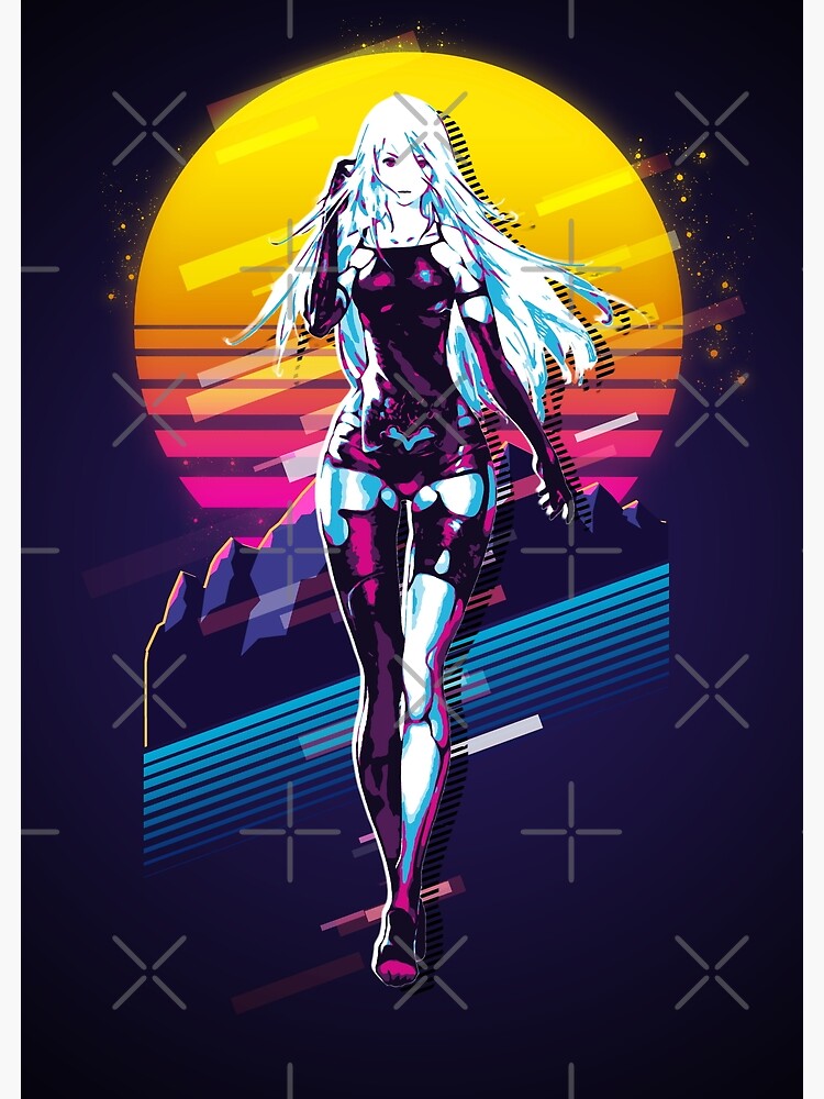 "NieR Automata - 2A *80s retro*" Photographic Print for Sale by ...