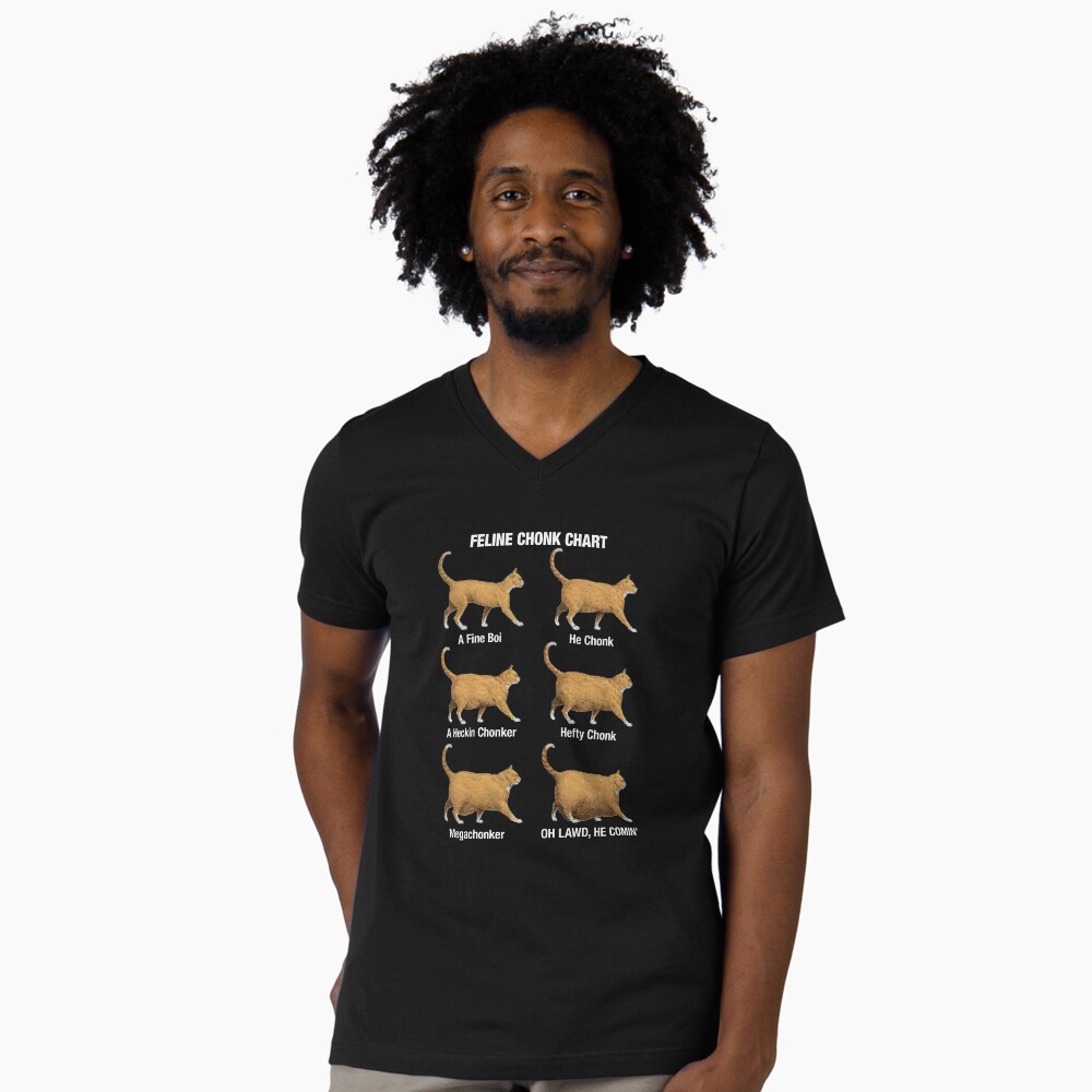 "Feline Conk Chart, Funny Chonk Cat Meme" Poster for Sale by ...