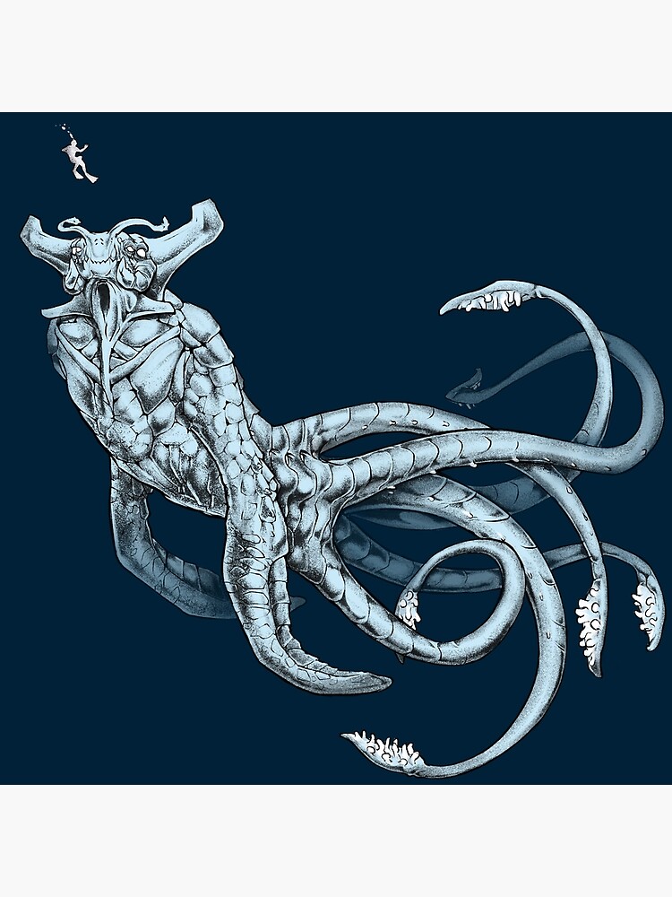 "Sea Emperor Transparent" Poster for Sale by UnknownWorlds | Redbubble