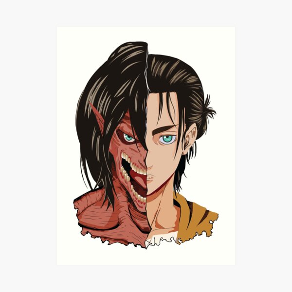 "Eren Jaegar - Shingeki no Kyojin | Pimped Pixels " Art Print for Sale ...