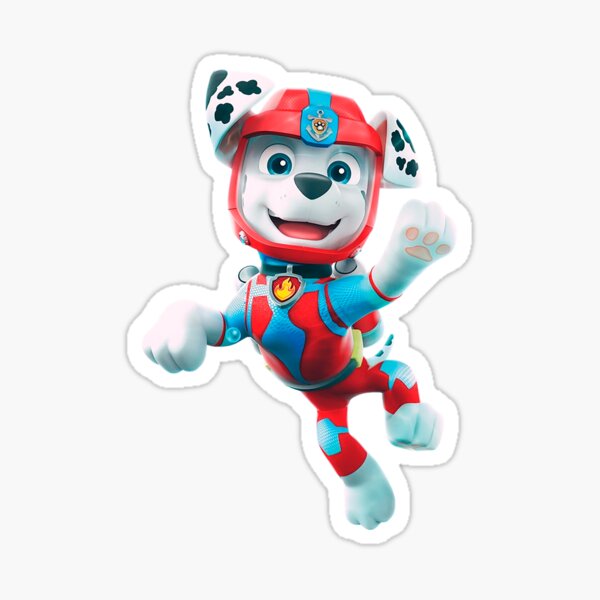 "MARSHALL PAW PATROL" Sticker for Sale by TOP1clothes | Redbubble