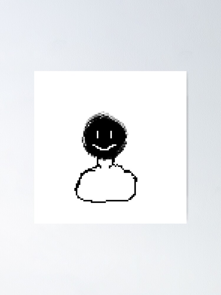 "smiley void face" Poster by kwixy | Redbubble