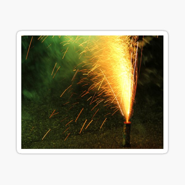 "Firecracker" Sticker by kranefeldink | Redbubble