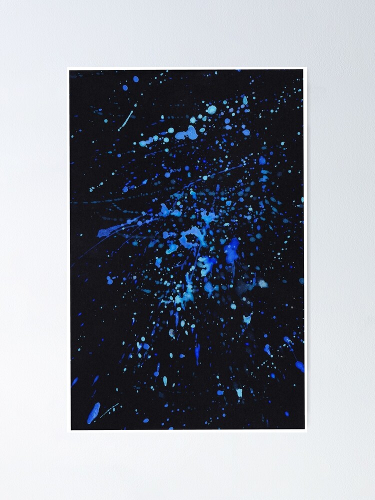 "Paint splatter" Poster for Sale by CSearle | Redbubble