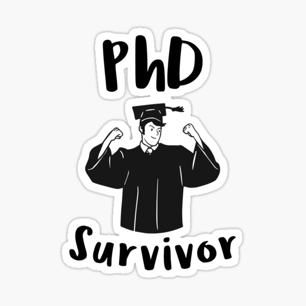"PhD Survivor - Funny phd graduate saying - Phd graduation gift ...