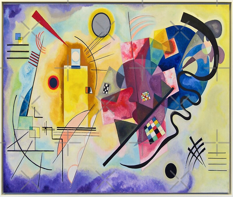 "Yellow, Red, Blue--- Wassily Kandinsky" by KKstore | Redbubble