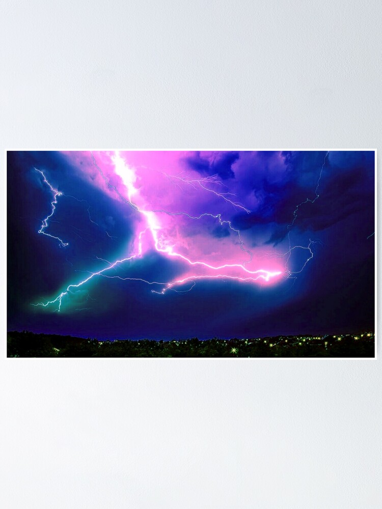 "Lightning" Poster by gosha2110 | Redbubble