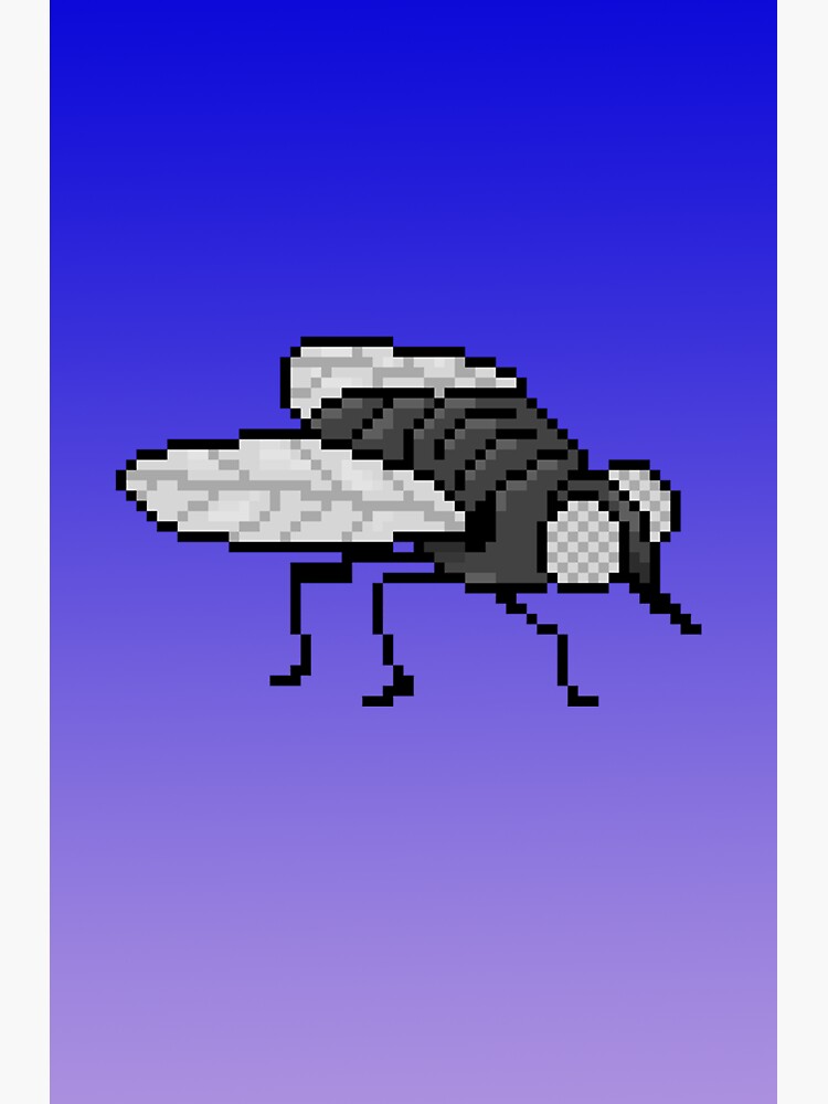 "Fly Pixel thing" Sticker for Sale by andie-sun | Redbubble