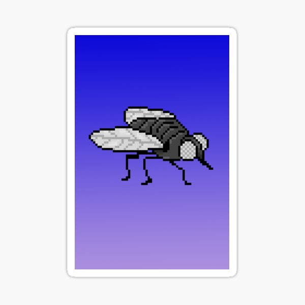 "Fly Pixel thing" Sticker for Sale by andie-sun | Redbubble