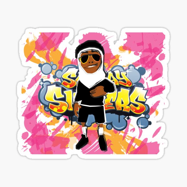 "Subway Surfers fanart " Sticker for Sale by Jordanallen28 | Redbubble