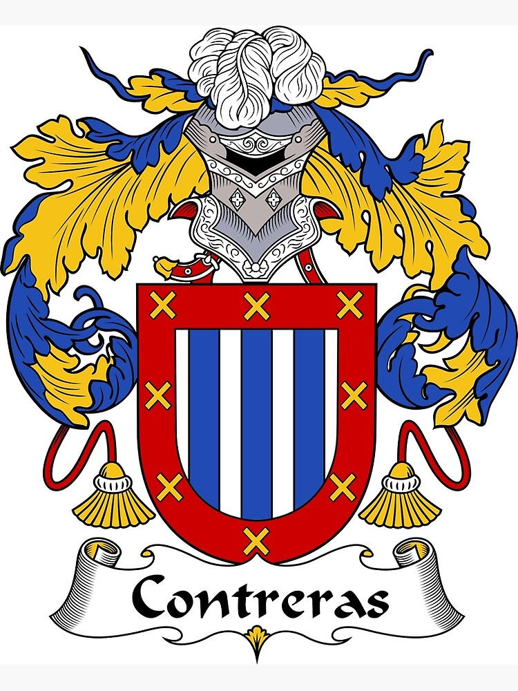 Lámina artística «Escudo de armas / Familia de Contreras» de ...