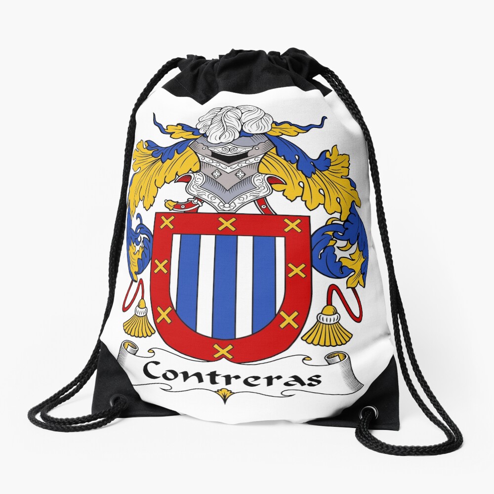 " Contreras Coat of Arms/Family Crest" Drawstring Bag for Sale by ...