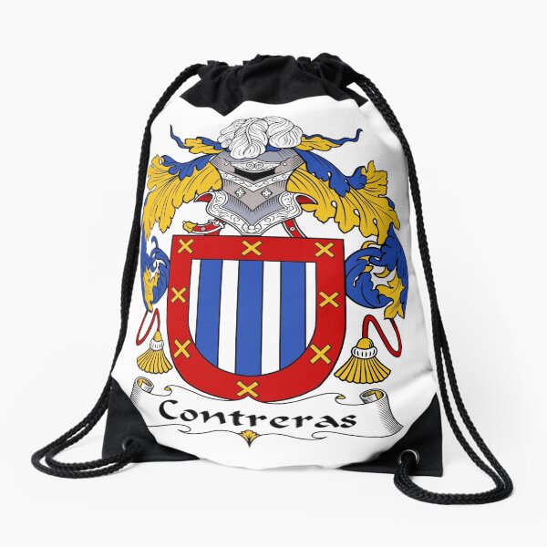 " Contreras Coat of Arms/Family Crest" Drawstring Bag for Sale by ...