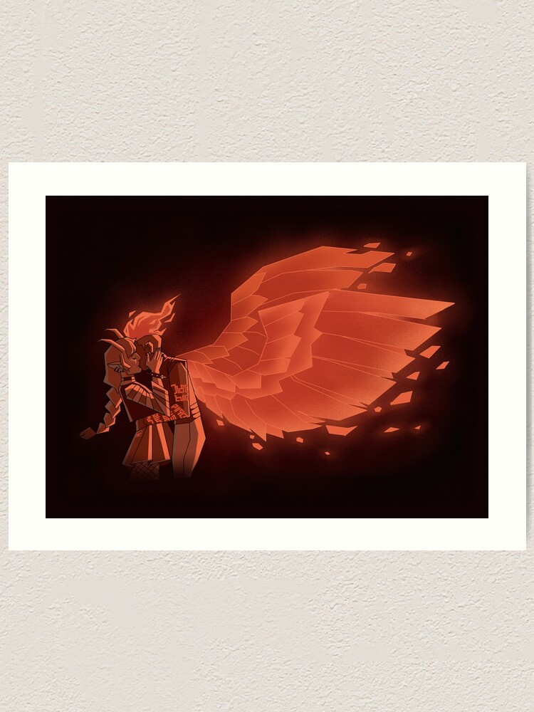 "Fiery Kiss" Art Print for Sale by Elisenel | Redbubble
