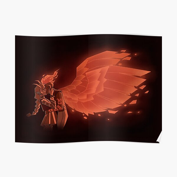 "Fiery Kiss" Poster for Sale by Elisenel | Redbubble