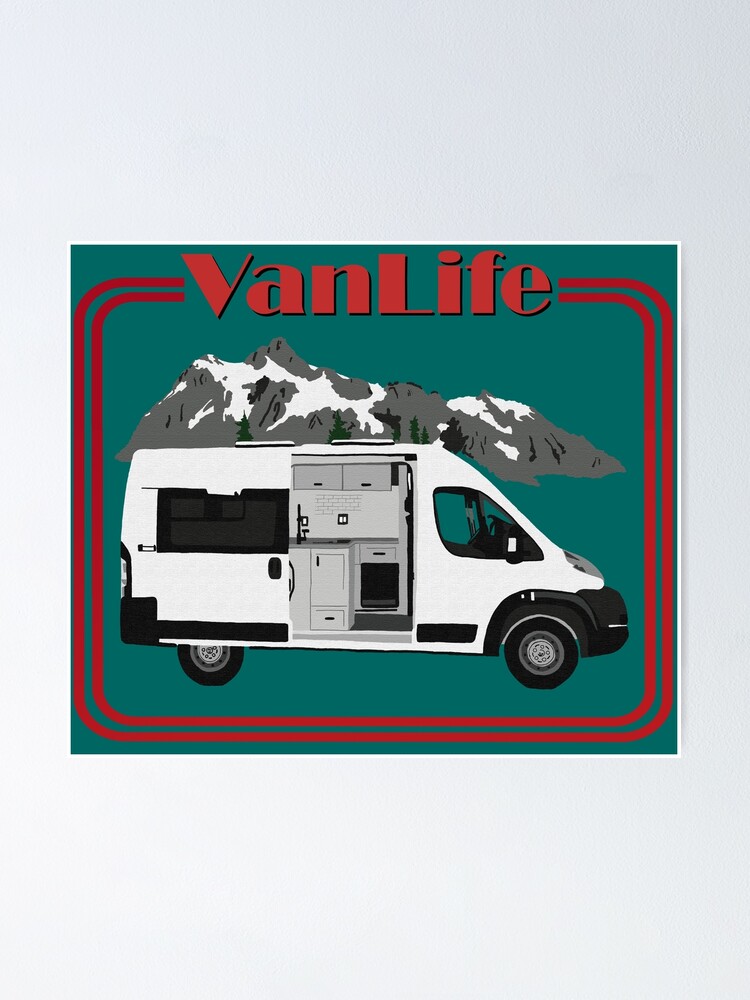 "VanLife" Poster by liberatoryart | Redbubble