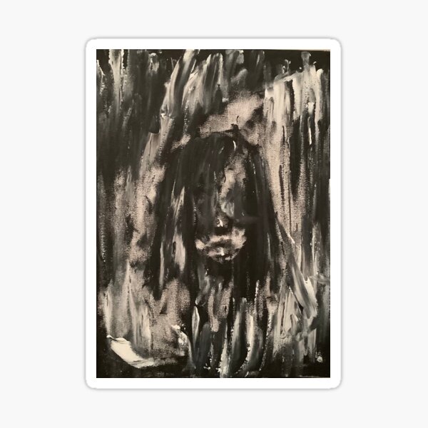 "blurred face" Sticker for Sale by myartshere | Redbubble