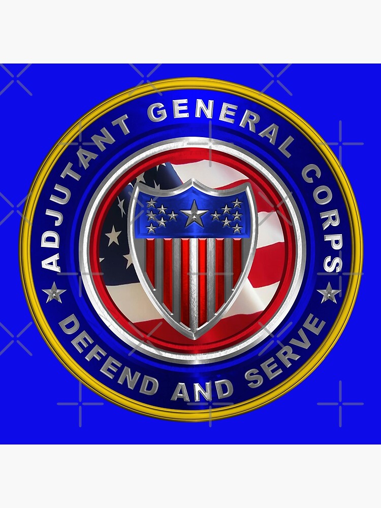 " Adjutant General Corps " Poster by SoldierAlways | Redbubble