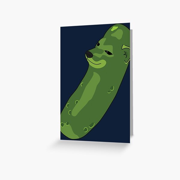"Cheems Pickle" Greeting Card for Sale by Rzera- | Redbubble
