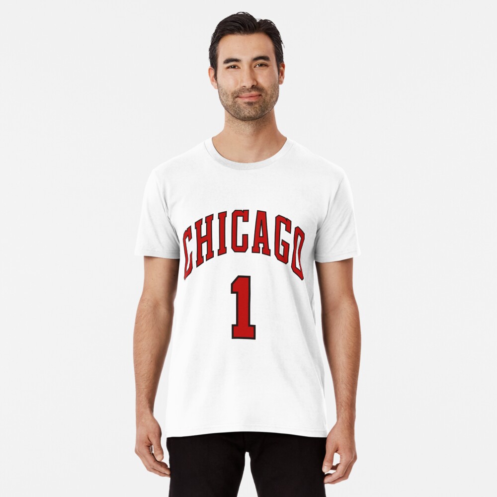 "Derrick Rose Jersey Chicago " Essential T-Shirt for Sale by WonderBin ...