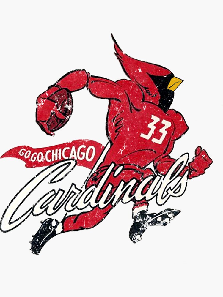 "Chicago Cardinals " Sticker for Sale by WonderBin | Redbubble