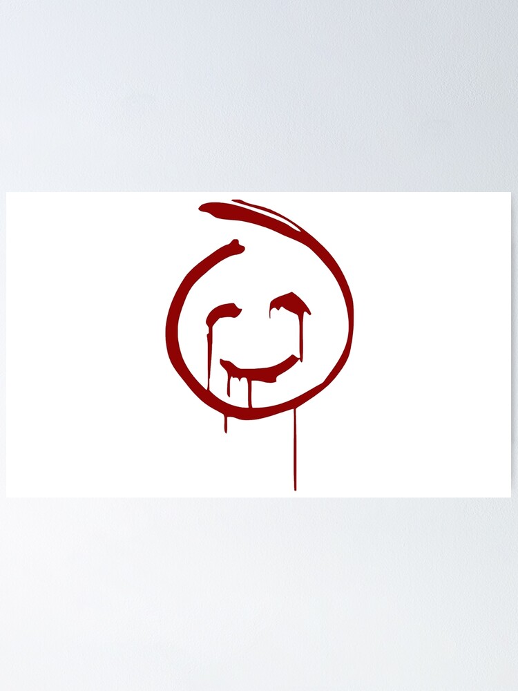 "Red John (Smiley Face) " Poster for Sale by RandomReviews | Redbubble