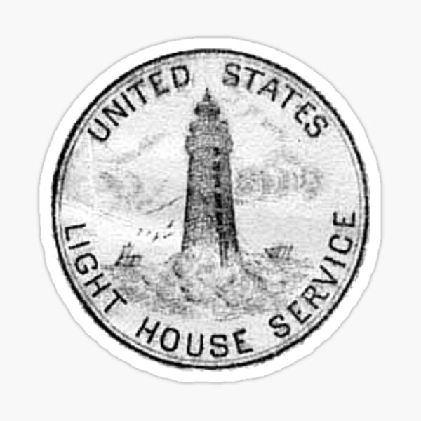 "Official Seal United States Lighthouse Service" Sticker for Sale by ...