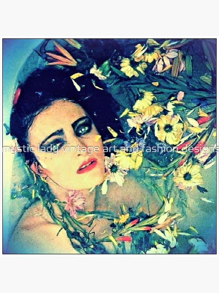 "vamp eyes juju ophelia bath edit ice queen banshee 80s mask" Art Print ...