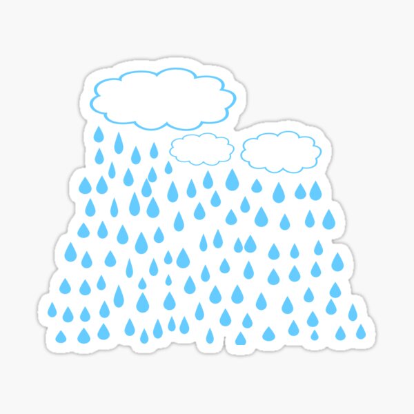 "Rain" Sticker by sajeevcpillai | Redbubble