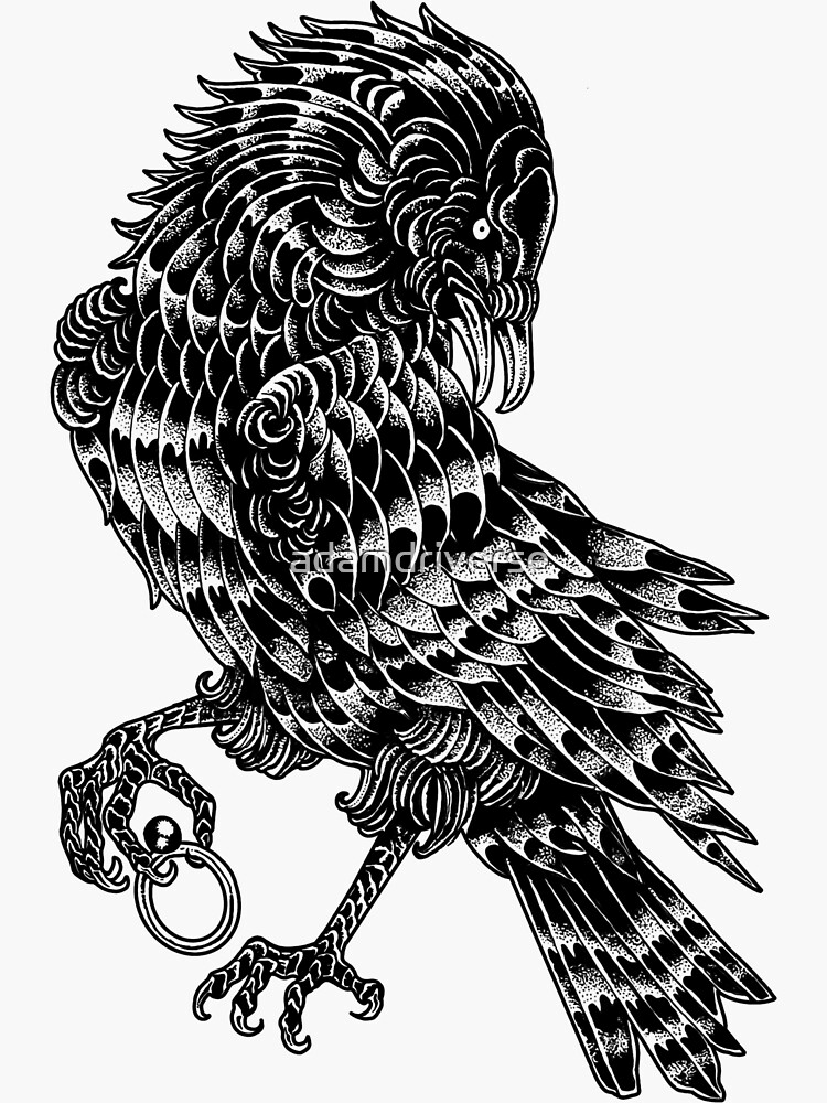 "ACOMAF Bird" Sticker by adamdriverse | Redbubble