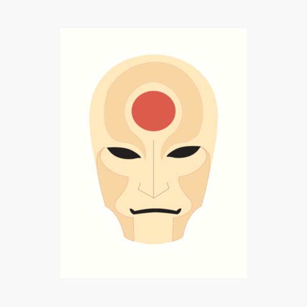 "Amon Mask; The legend of Korra" Art Print by BrittanyCollins | Redbubble