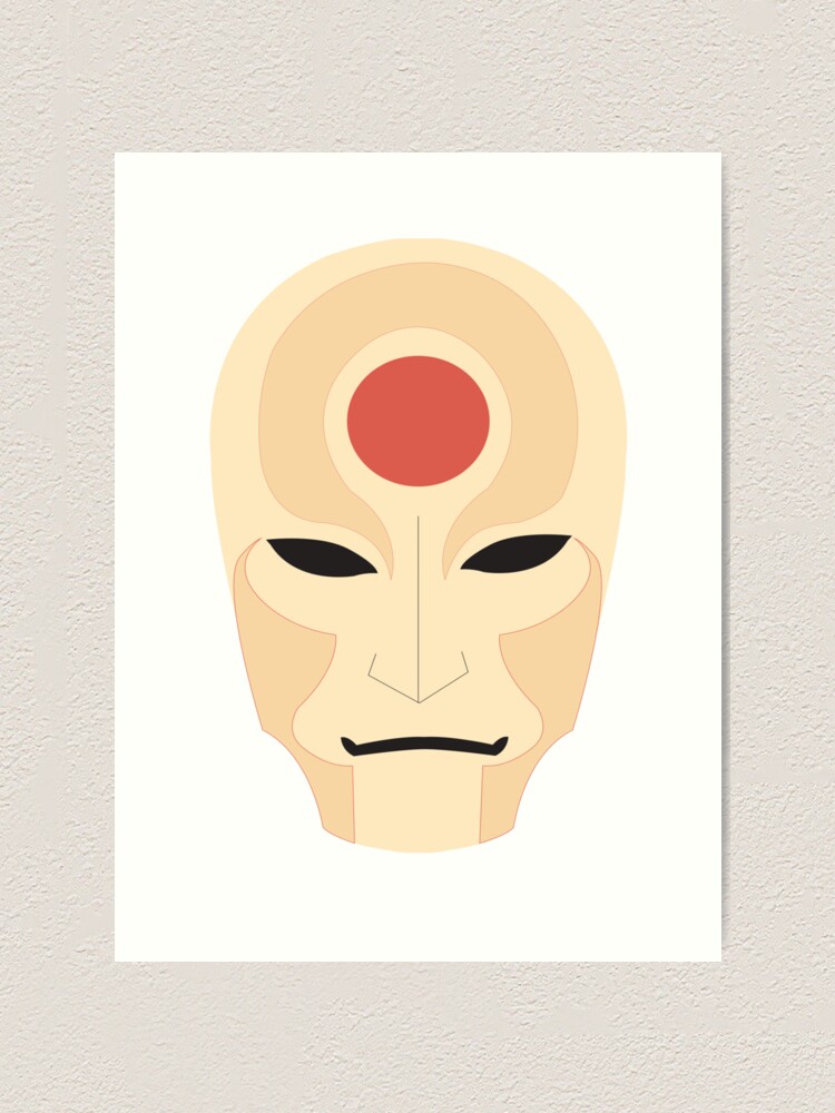 "Amon Mask; The legend of Korra" Art Print by BrittanyCollins | Redbubble