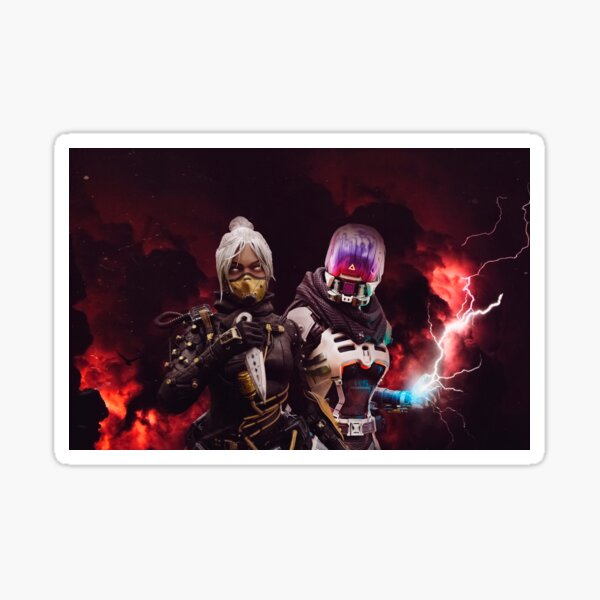 "Wraith x Wraith" Sticker for Sale by Alessandra0490 | Redbubble