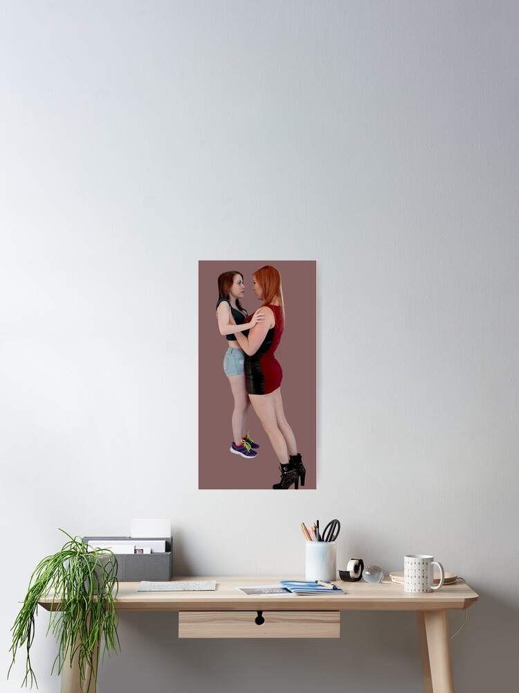 "Lauren Phillips Lifting Alice Merchesi" Poster for Sale by madnessxd ...