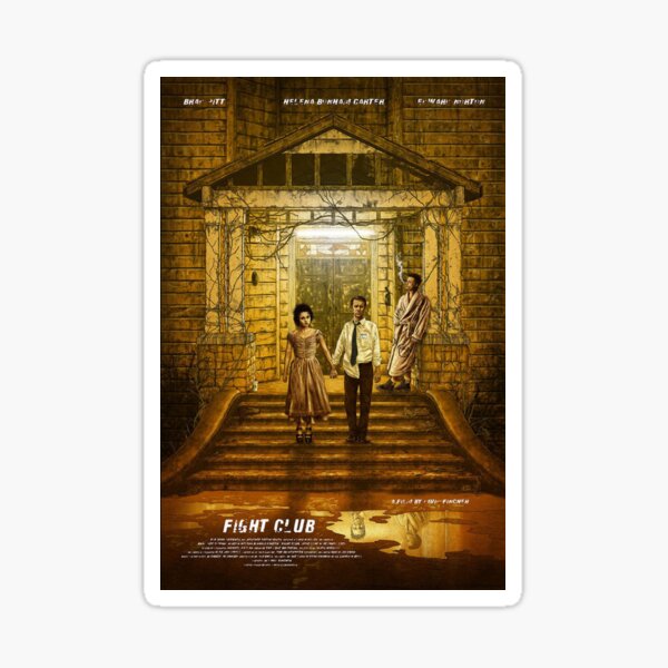 "Fight Club " Sticker by DDM-dailydose | Redbubble