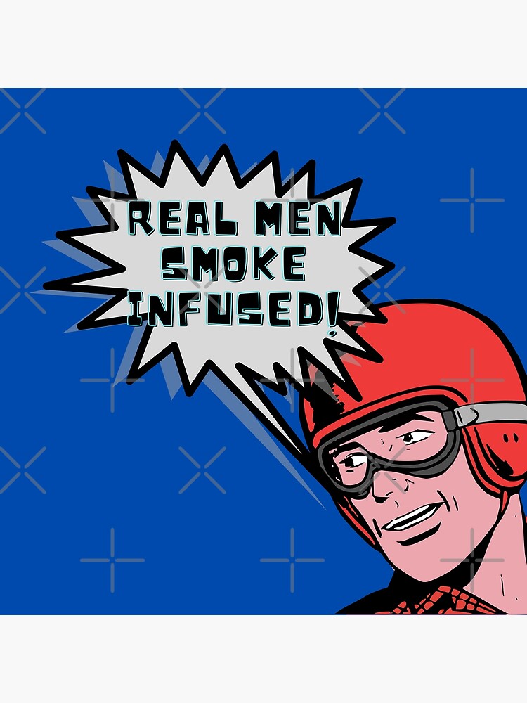 Póster «Cigarros con infusión de humo para hombres reales, diseño de ...