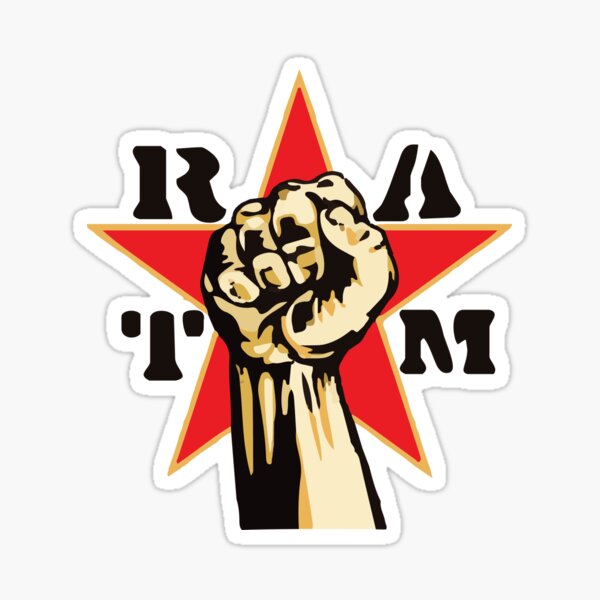 Ratm Stickers | Redbubble