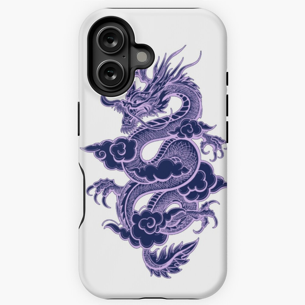 "Purple Chinese Dragon" Sticker for Sale by WearWolfDesigns | Redbubble