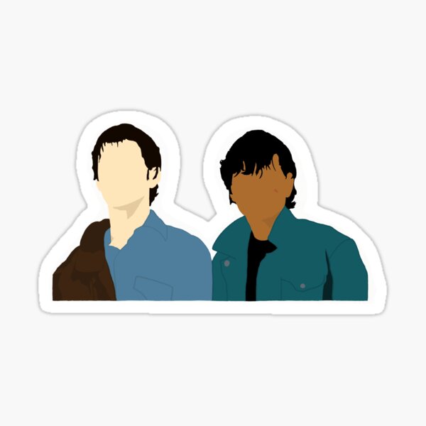 "Ponyboy and Johnny" Sticker for Sale by createadventure | Redbubble