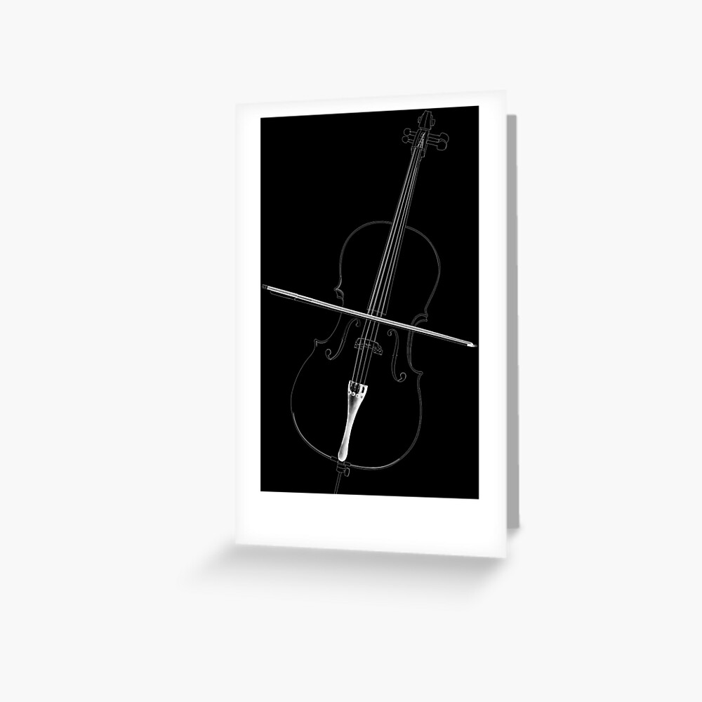 "Cello" Greeting Card for Sale by arkadyrose | Redbubble