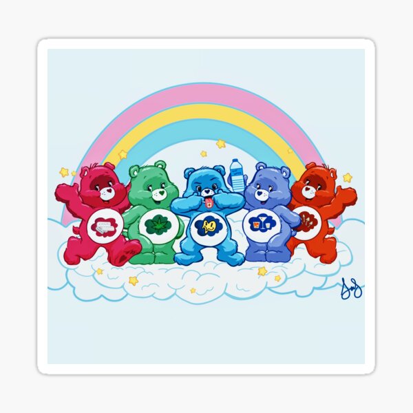 "Dare bears" Sticker for Sale by stuffbysydney | Redbubble