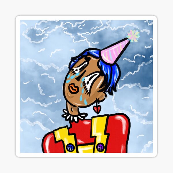 "Sad boi" Sticker for Sale by greenebull123 | Redbubble