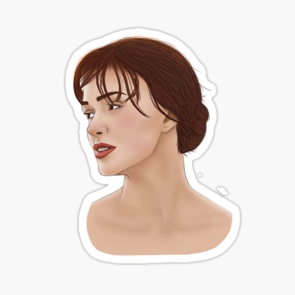 "Miss Elizabeth Bennet" Sticker by angie2810 | Redbubble