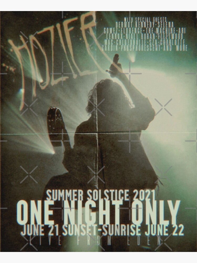 Summer Solstice Concert Poster (Hozier/fan art) Premium Matte Vertical ...